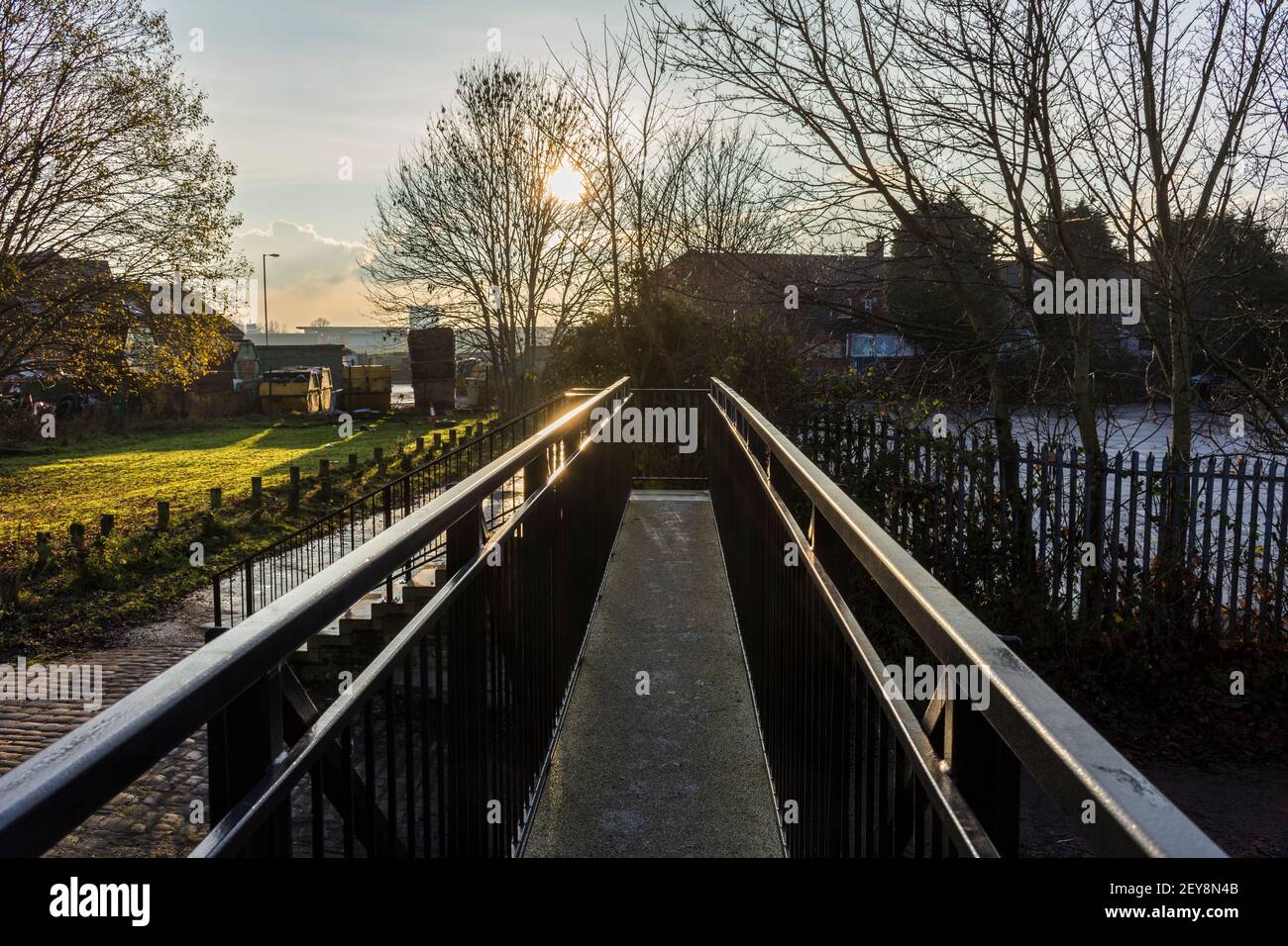 Steps of the footbridge hi-res stock photography and images - Alamy