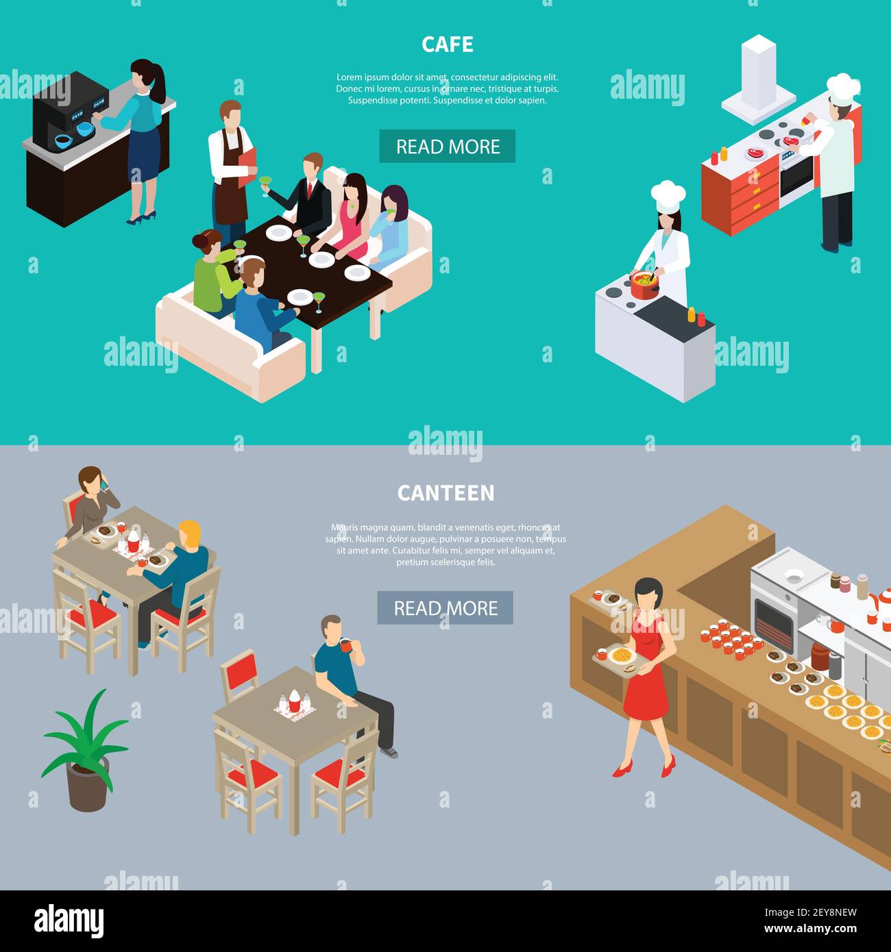 Cafe clientele Stock Vector Images - Alamy