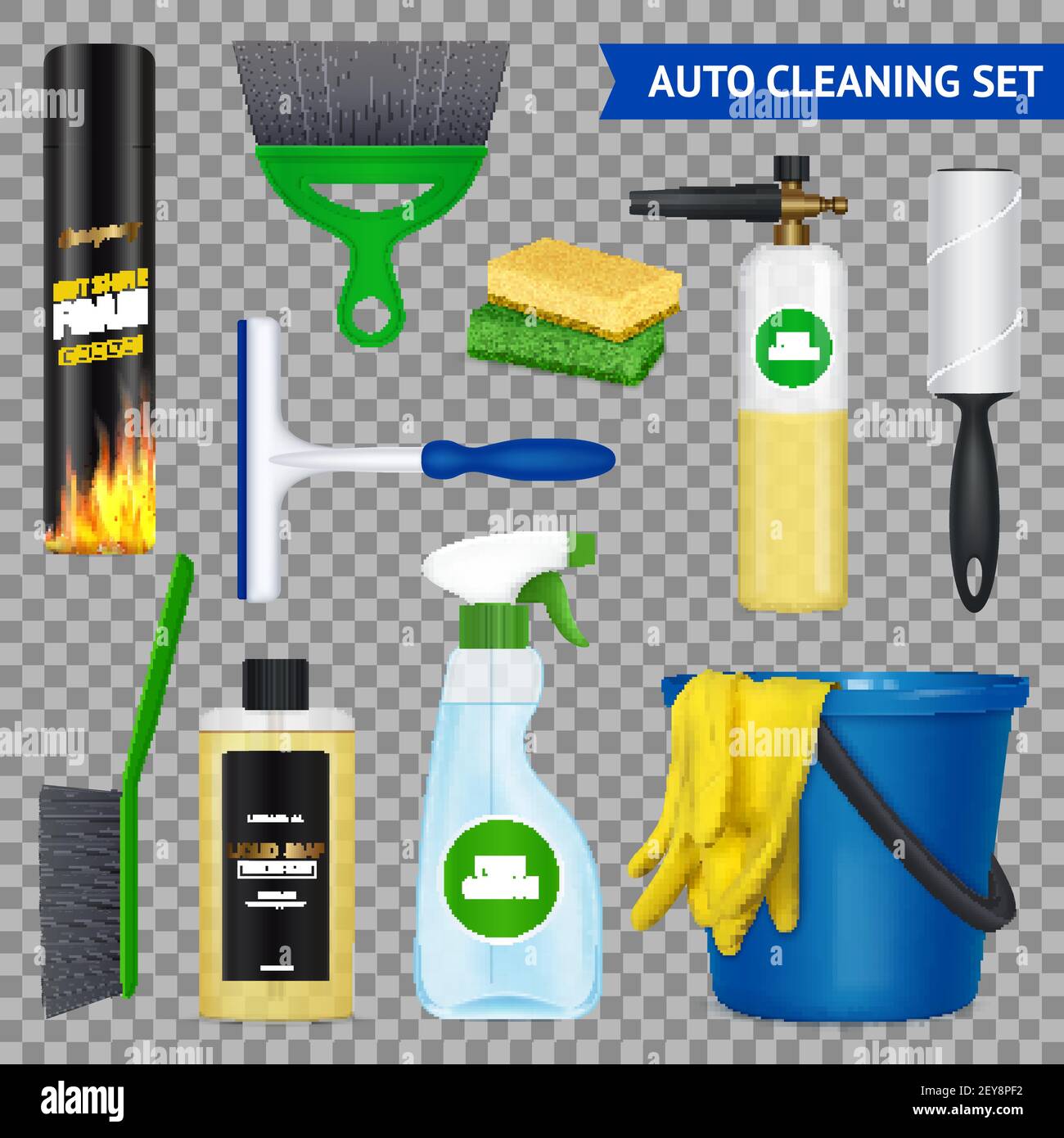 Auto polish dirty cloth Stock Vector Images - Alamy
