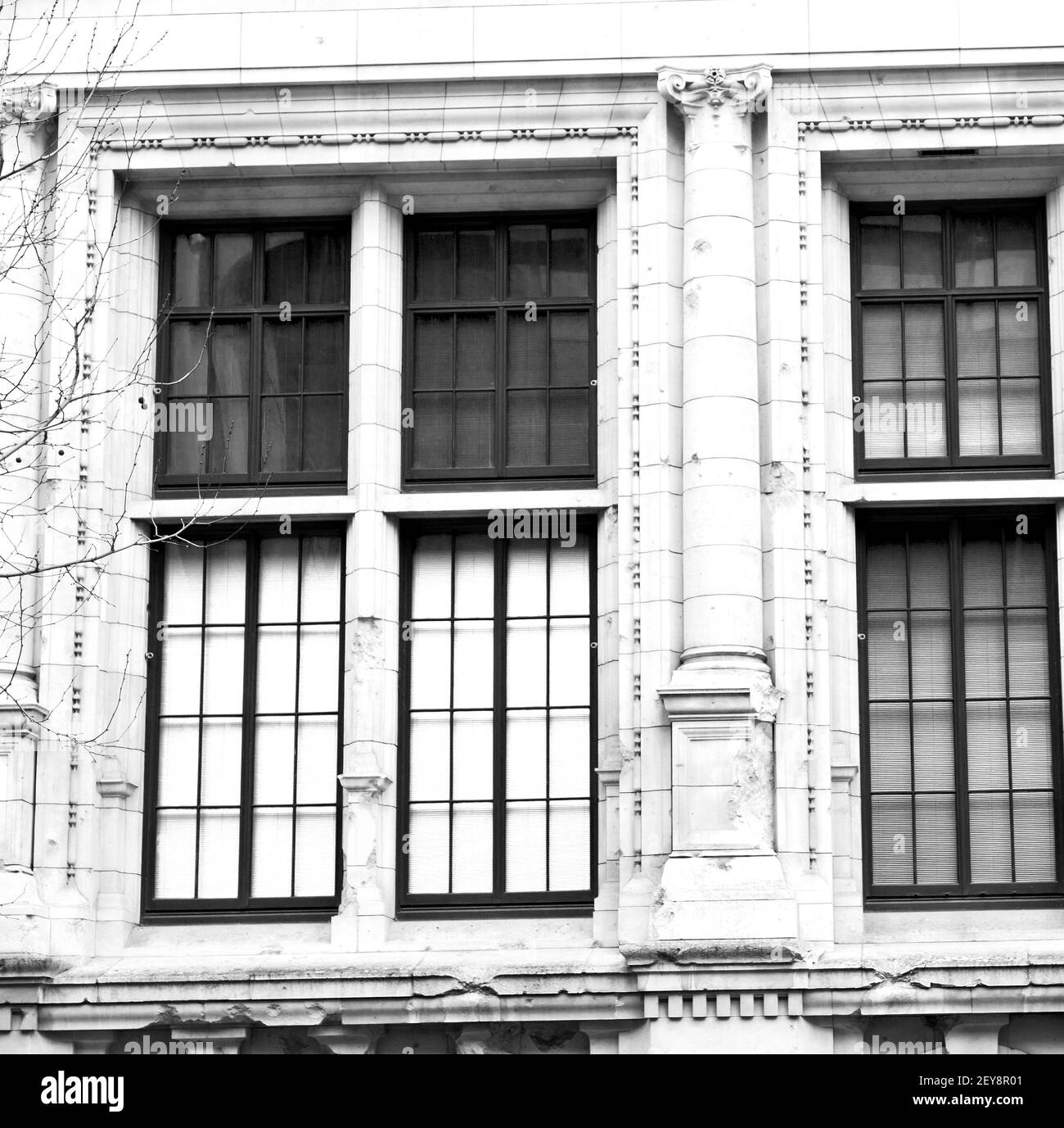 Old windon in england london brick and glass the wall Stock Photo - Alamy