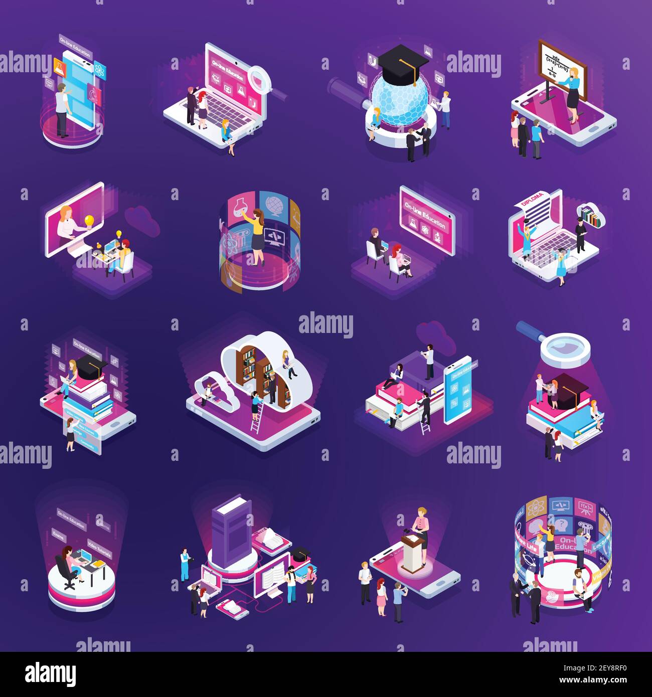 E-learning online training education virtual library distant tutors ...