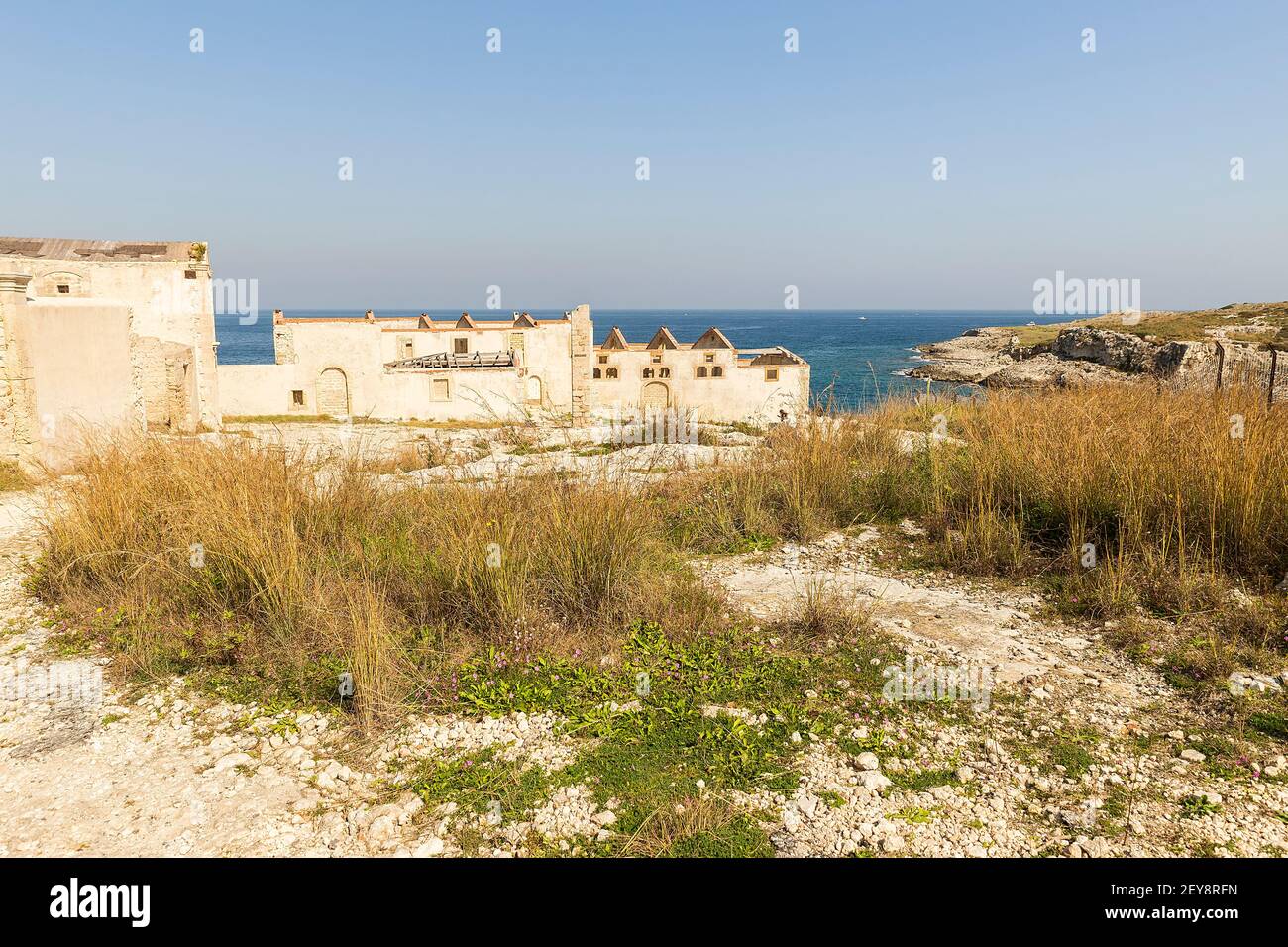 Ancient Ruins of The Tonnara di Santa Panagia (Tuna Fishery) In ...