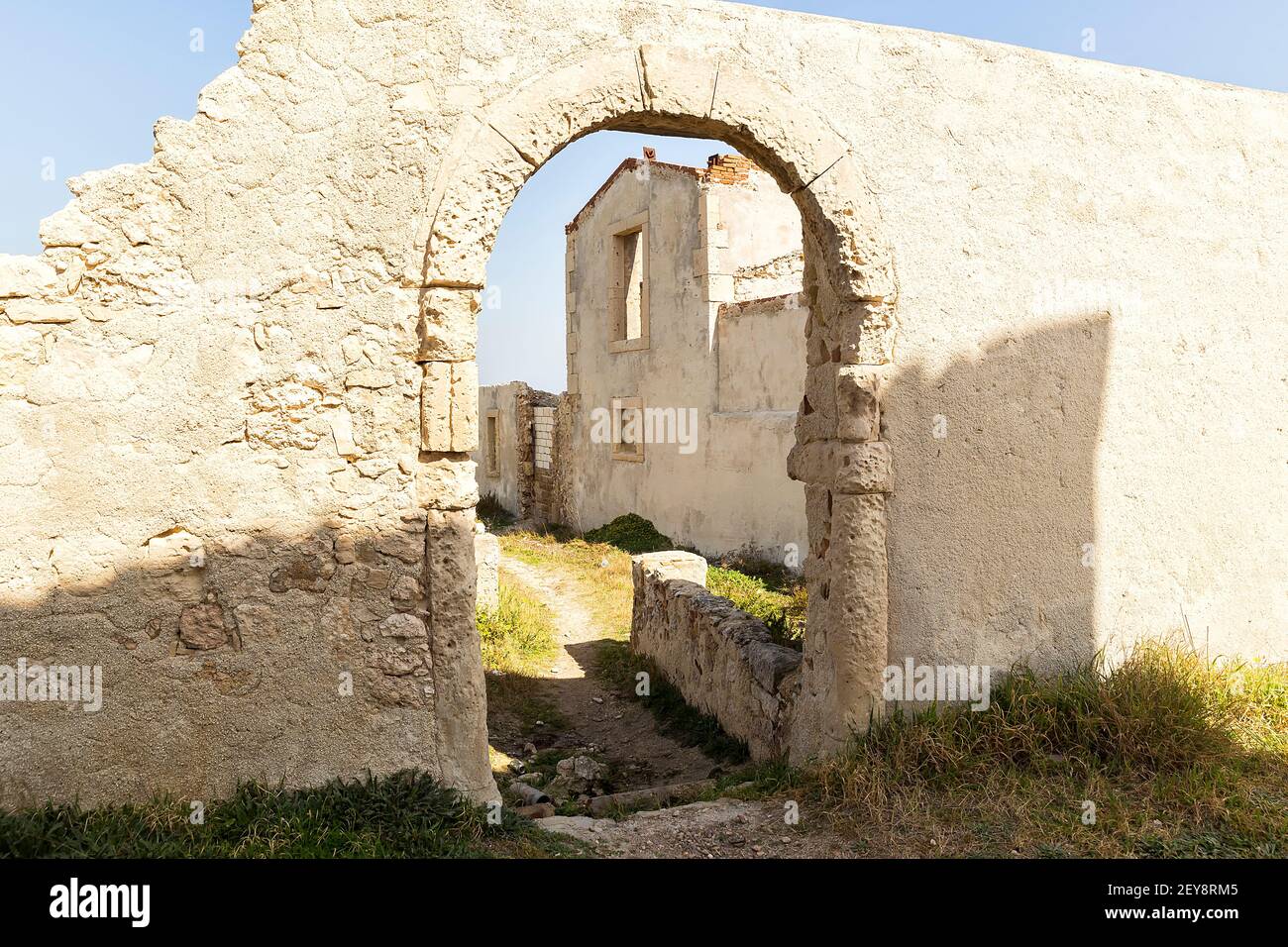 Ancient Ruins of The Tonnara di Santa Panagia (Tuna Fishery) In ...