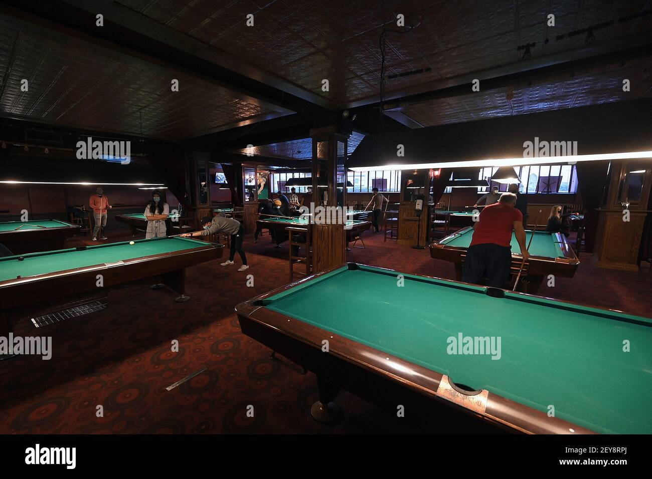 Empty social club inside hi-res stock photography and images - Alamy