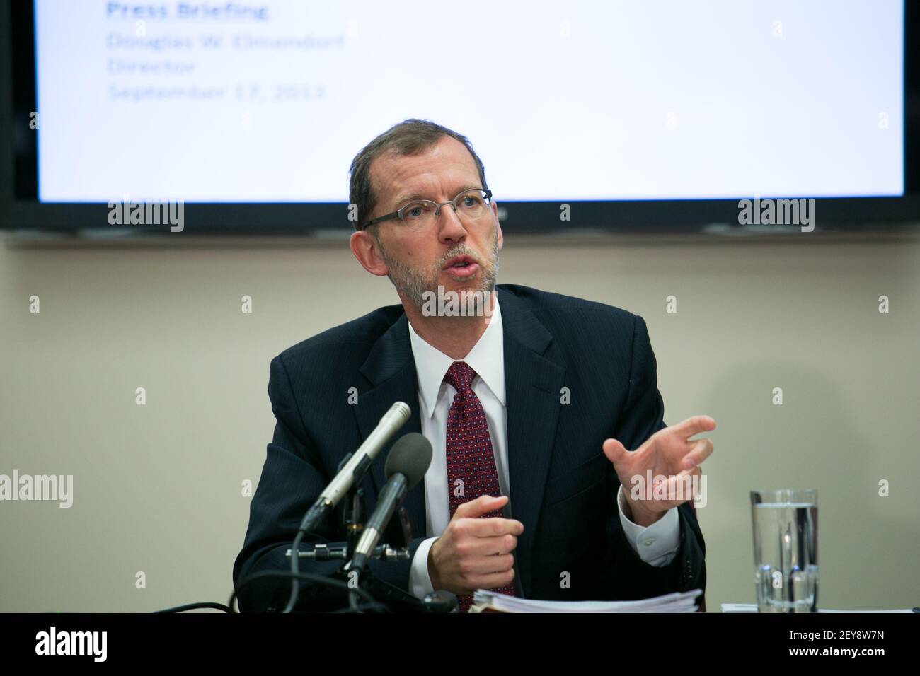 Douglas Elmendorf, Director of the Congressional Budget Office (CBO ...