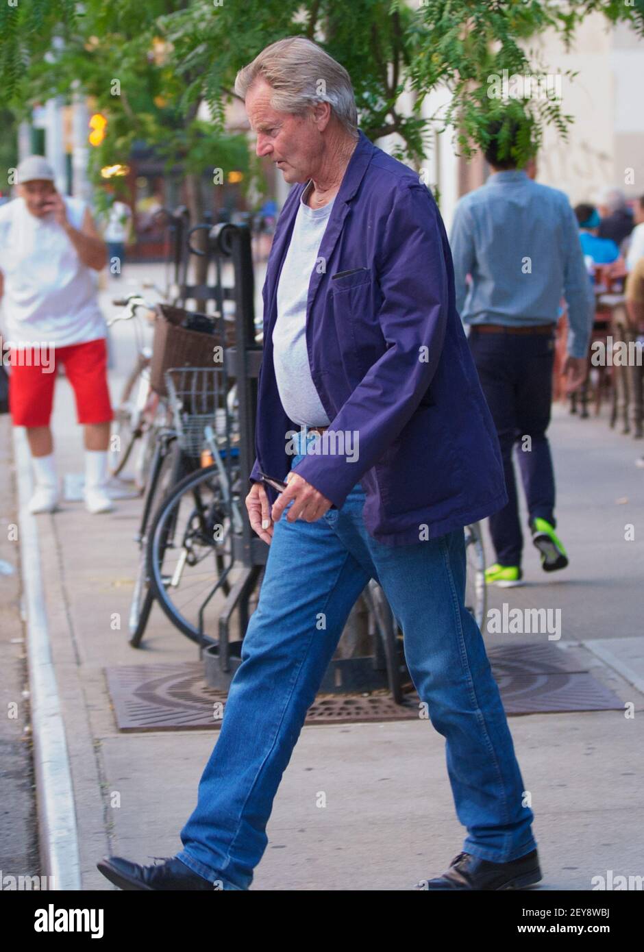 American actor Sam Shepard seen in New York City, on August 4, 2013 ...