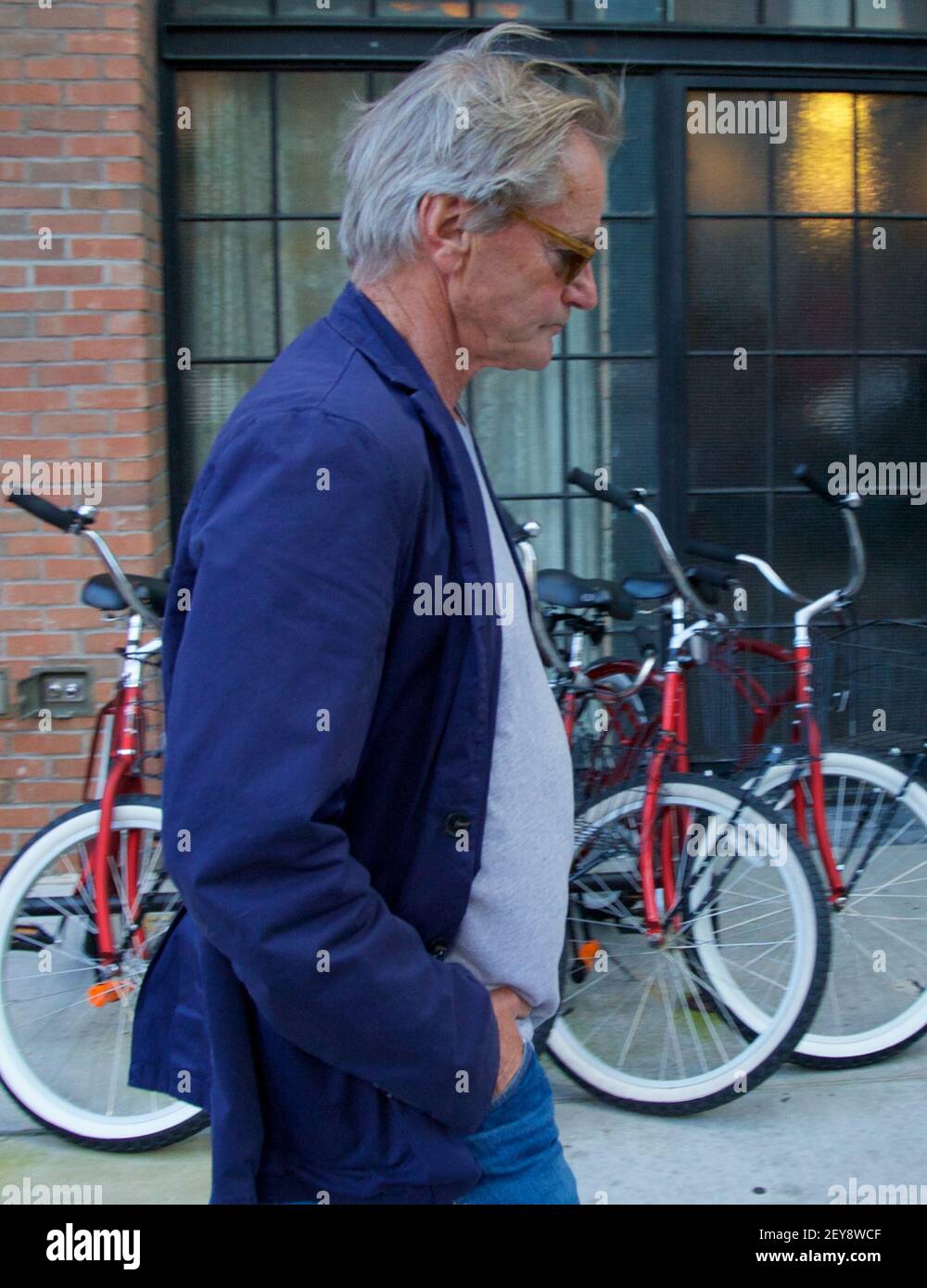 American actor Sam Shepard seen in New York City, on August 4, 2013 ...
