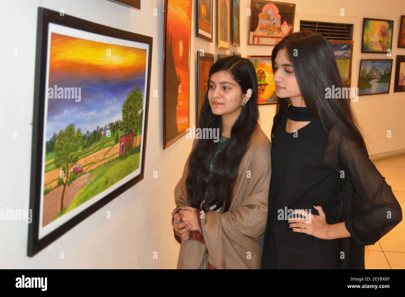 Pakistani Students of the Punjab group of collages taking keen interest ...