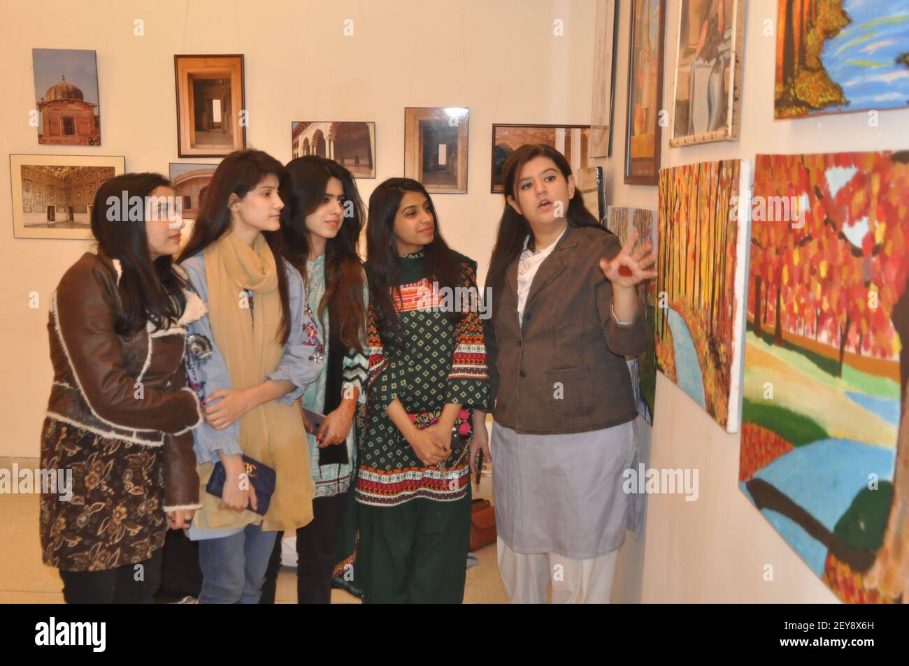 Pakistani Students of the Punjab group of collages taking keen interest ...
