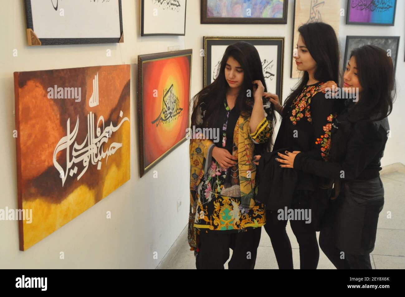 Pakistani Students of the Punjab group of collages taking keen interest ...