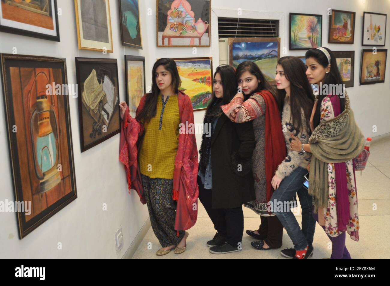 Pakistani Students of the Punjab group of collages taking keen interest ...