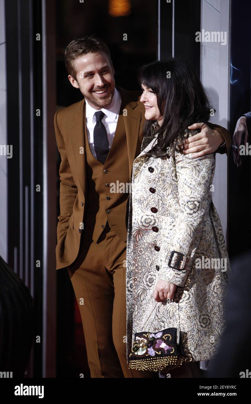 7 January 2013 - Los Angeles, CA - Ryan Gosling and his mother Donna ...