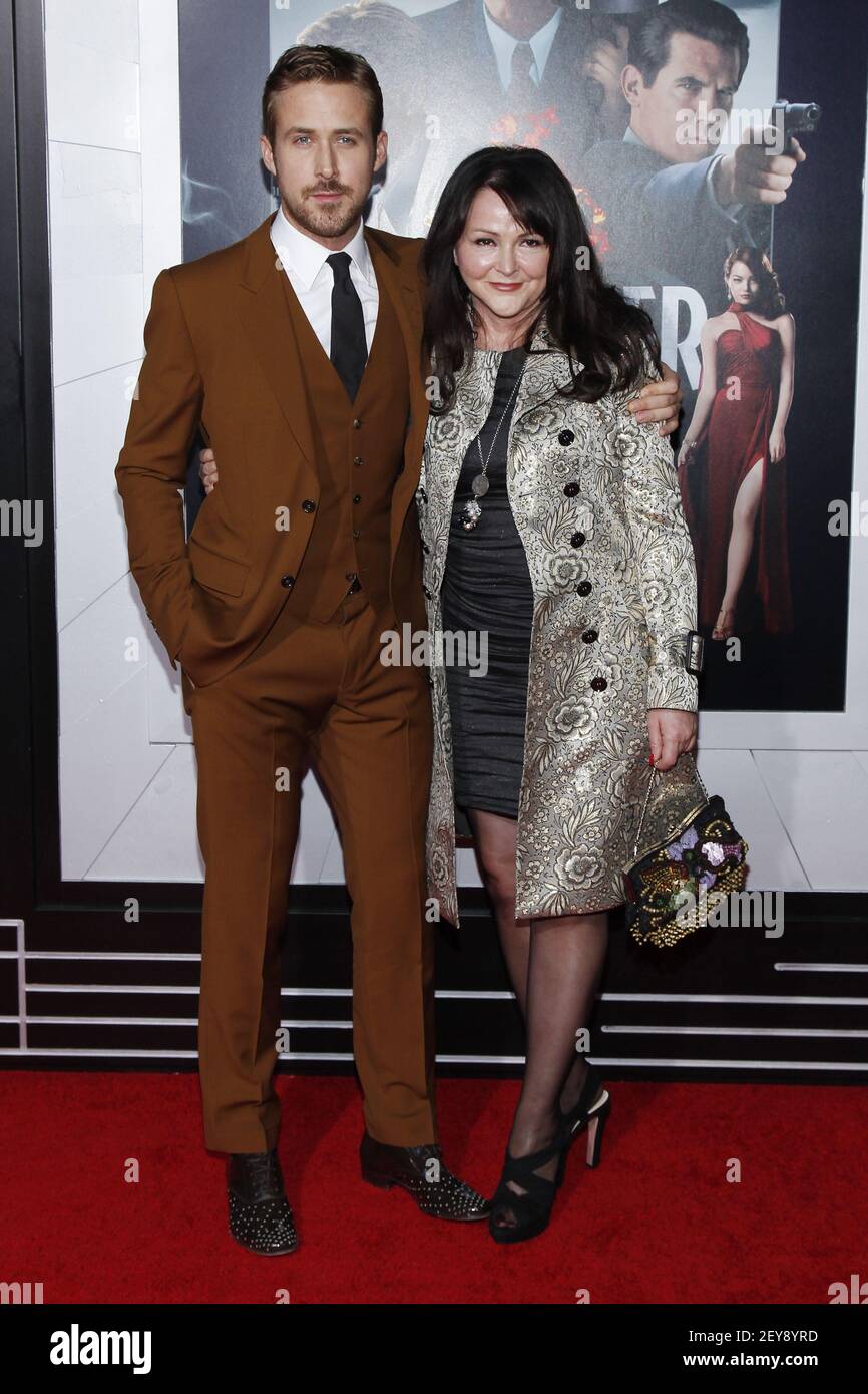 7 January 2013 - Los Angeles, CA - Ryan Gosling and his mother Donna ...