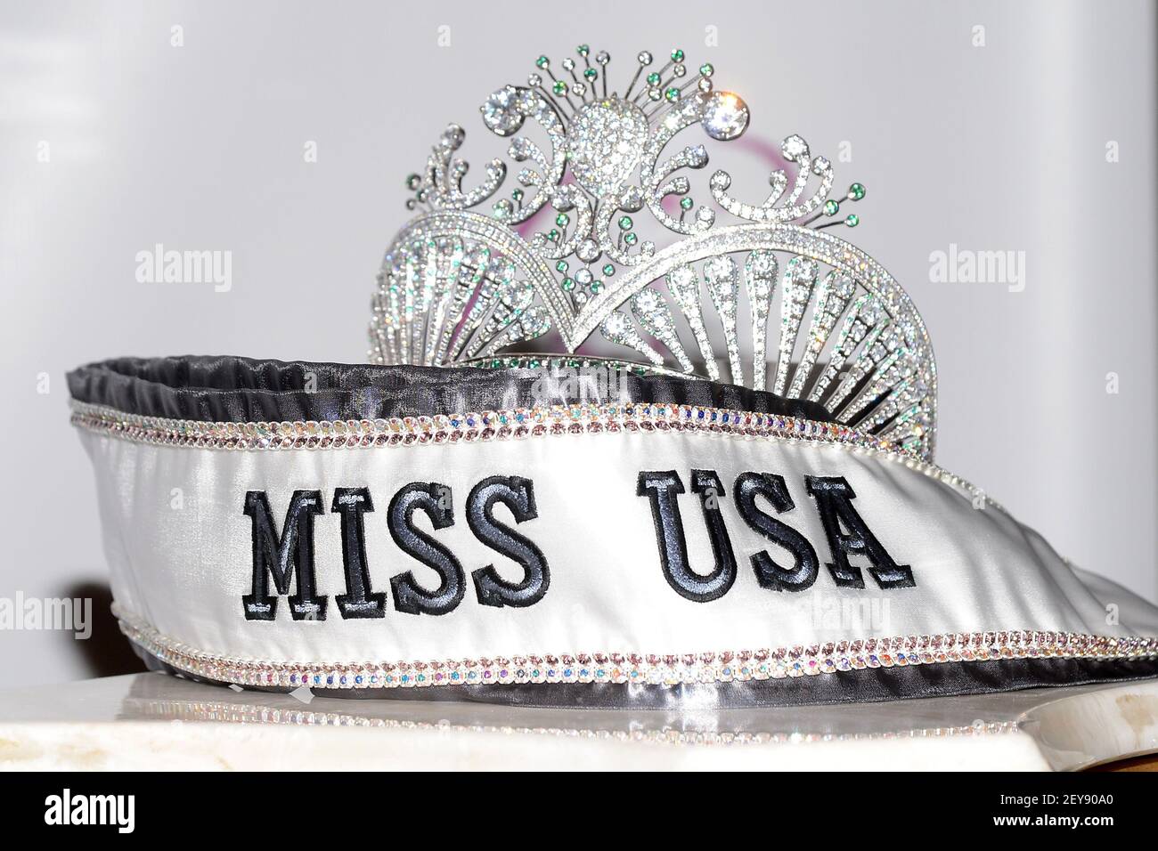 09 JANUARY 2013 - New York - Tiara and sash worn by Miss USA Nana ...