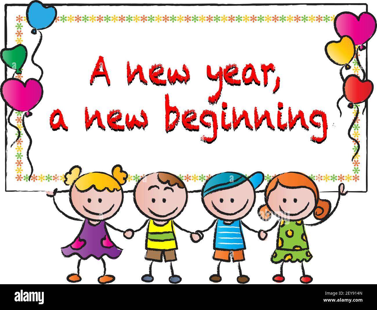 A vector illustration kids education hi-res stock photography and ...