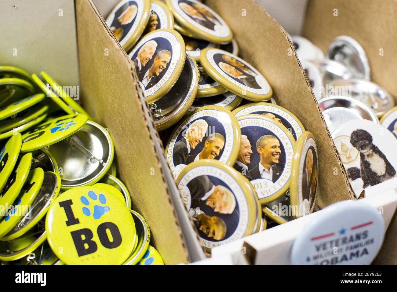 11 January 2013 - Washington, D.C. - Official merchandise on display at ...