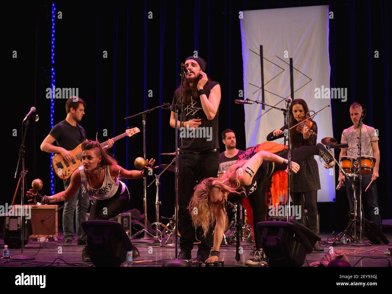 17 January 2013 - Washington, DC - Salvko Bosnjak of Gypsy Punk band ...