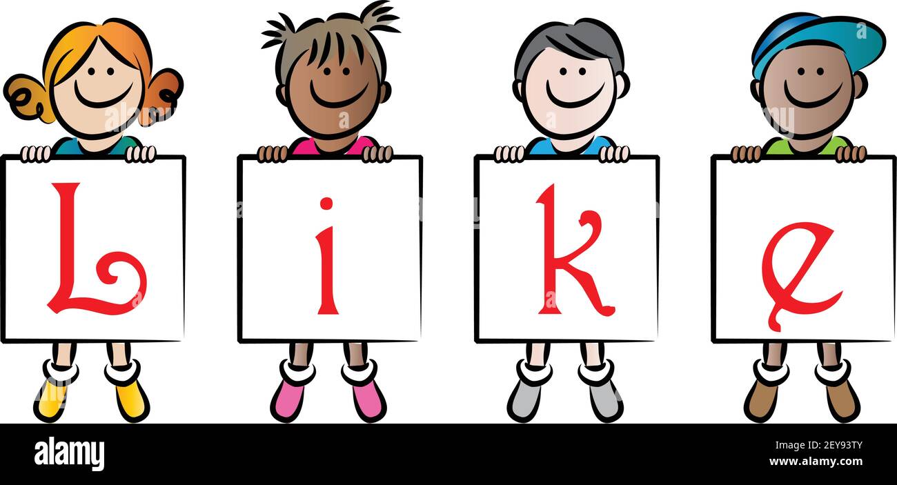 Vector cartoon children Stock Vector Images - Alamy