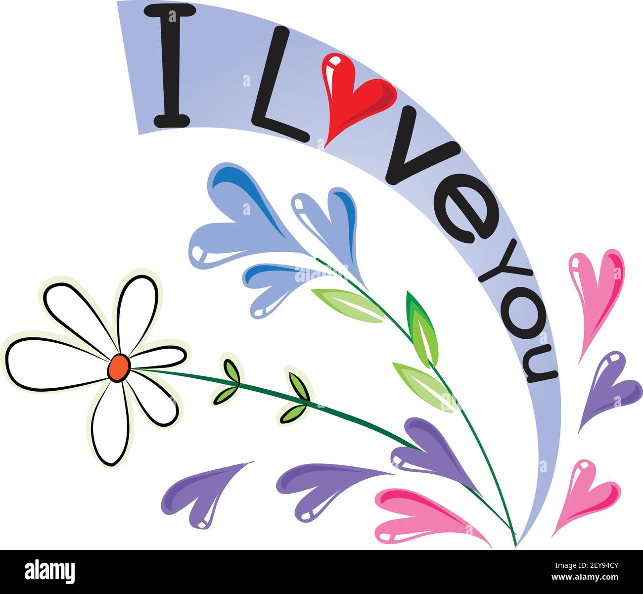 vector cartoon Valentine's Day Card Stock Vector Image & Art - Alamy