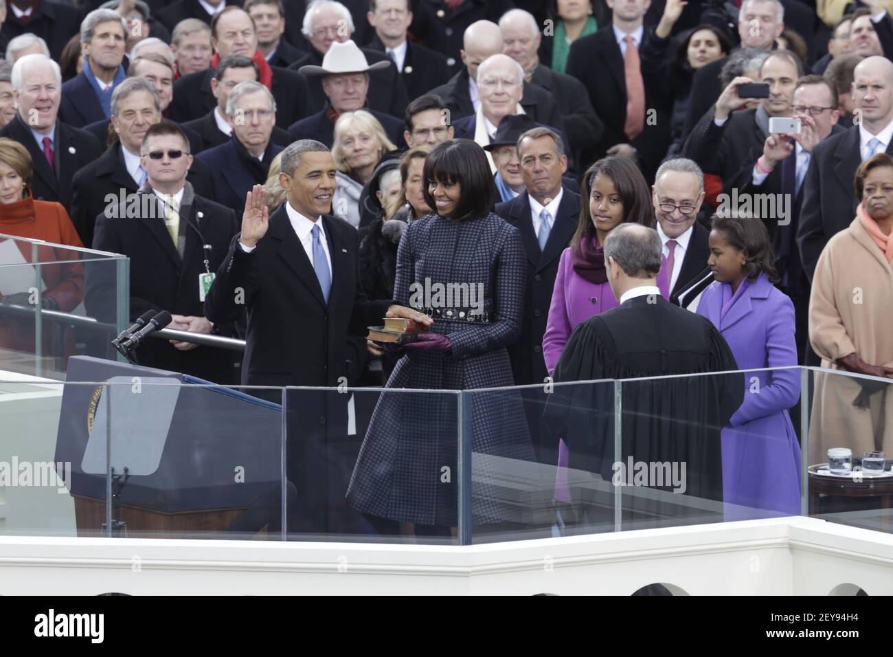 21 January 2013 - Washington, DC - Ceremonial swearing-in of President ...