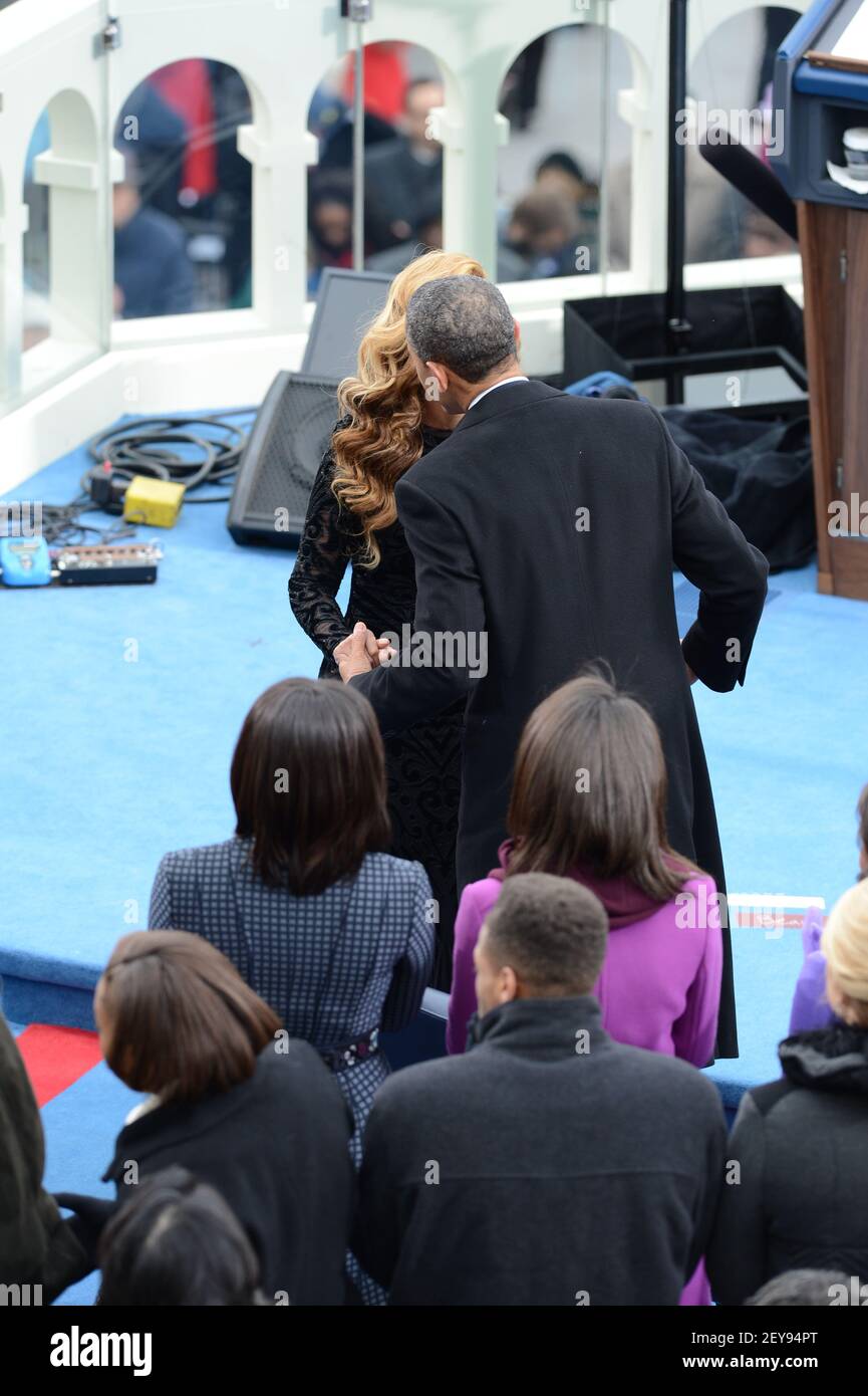 21 January 2013 - Washington, DC - Beyonce sings National Anthem at the ...