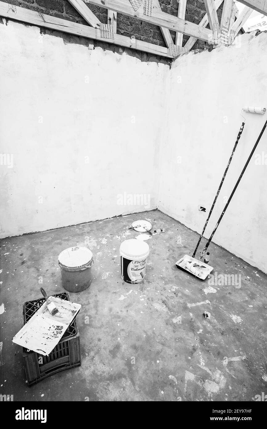 Africa urban housing Black and White Stock Photos & Images - Alamy