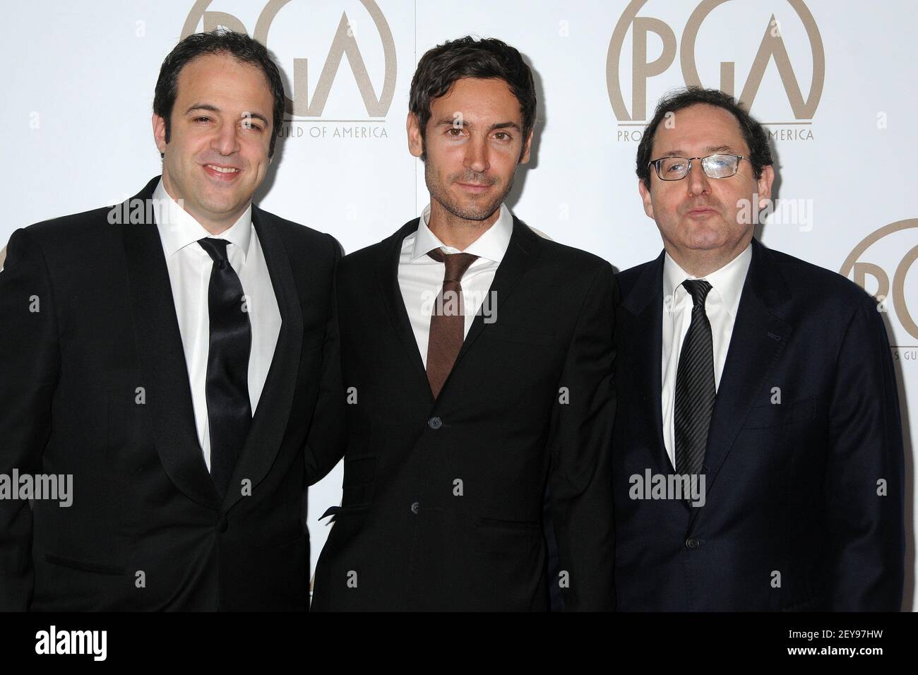 26 January 2013 - Beverly Hills, California - Simon Chinn, Malik ...