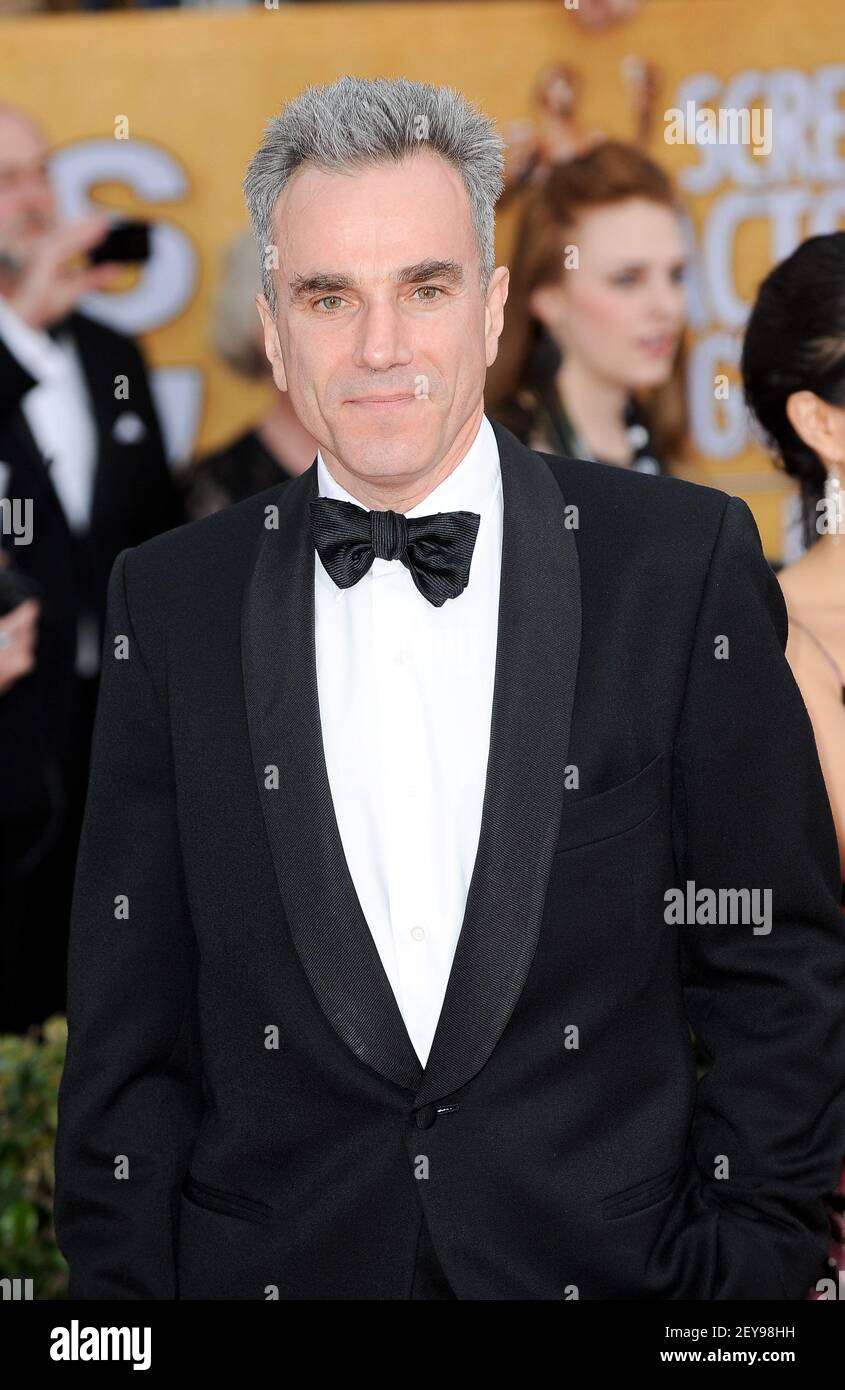 27 January 2013 - Los Angeles, CA - Actor Daniel Day-Lewis arrives at ...