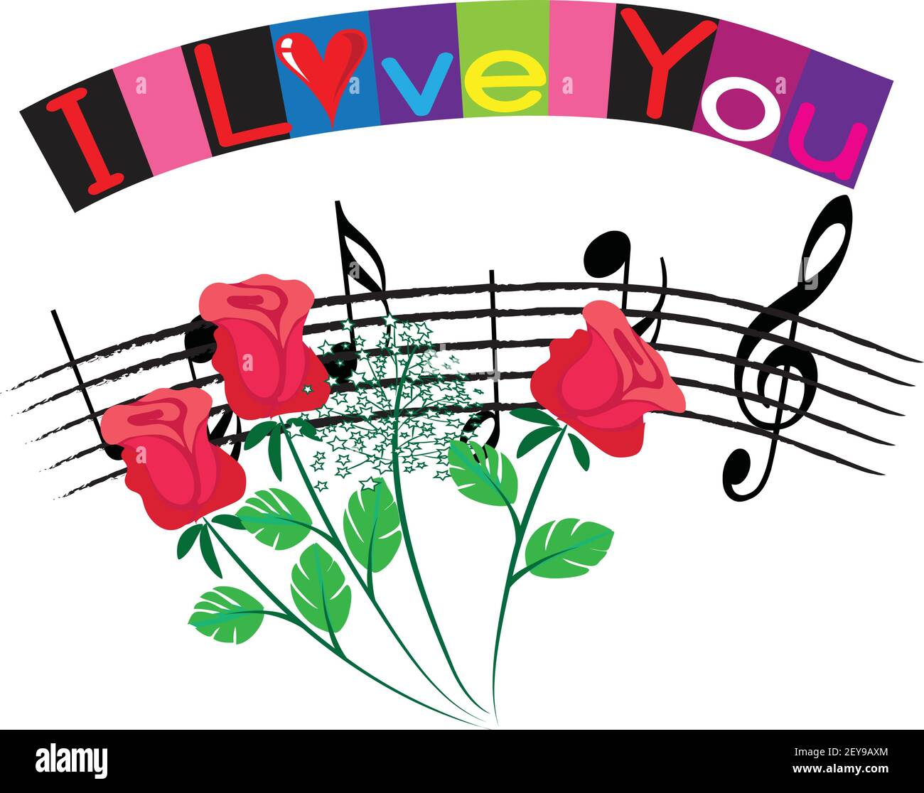 vector cartoon Valentine's Day Card Stock Vector Image & Art - Alamy