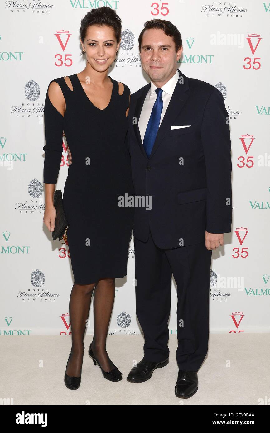 30 JANUARY 2013 - New York - Dovile Drizyte and Eric Mourlot attend the ...