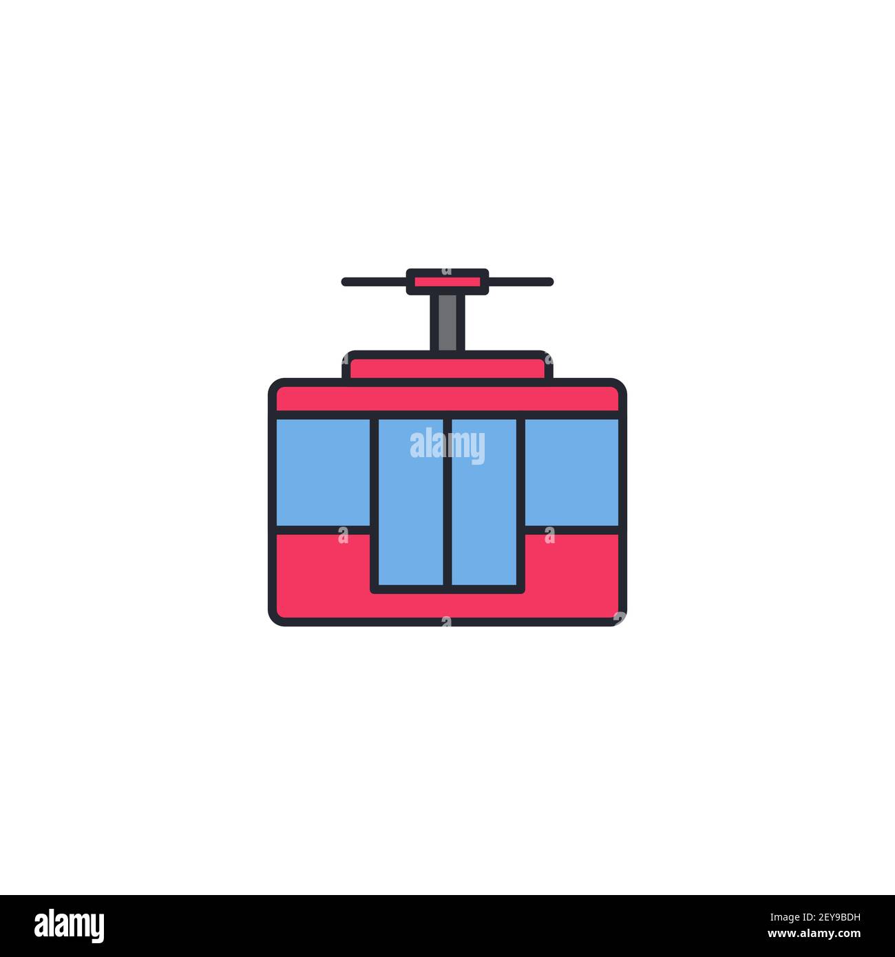 cable car outline icon linear style sign for mobile concept and web ... cable car outline icon linear style sign for mobile concept and web ...
