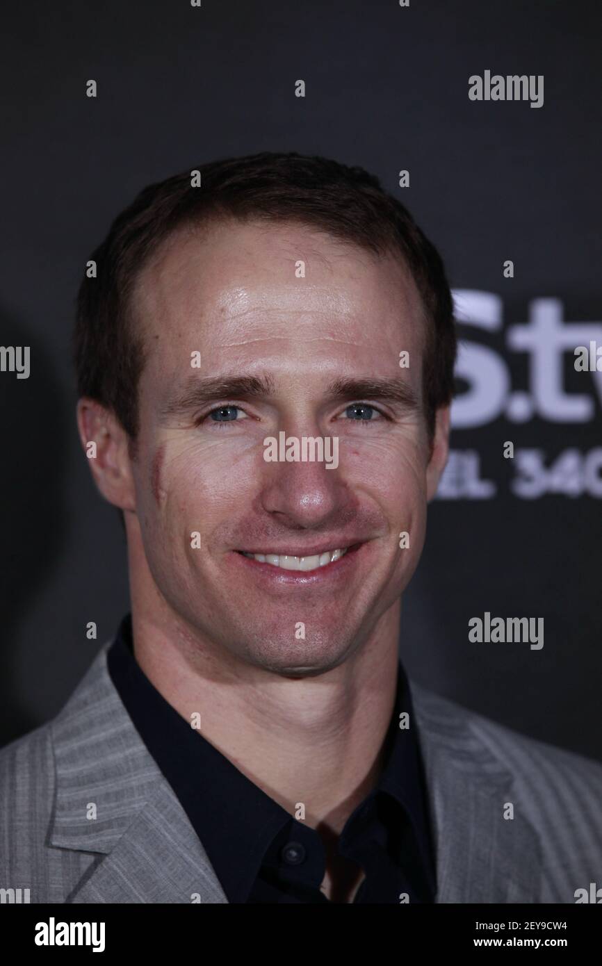 2 February 2013 - New Orleans, Louisiana - Drew Brees of the Saints ...