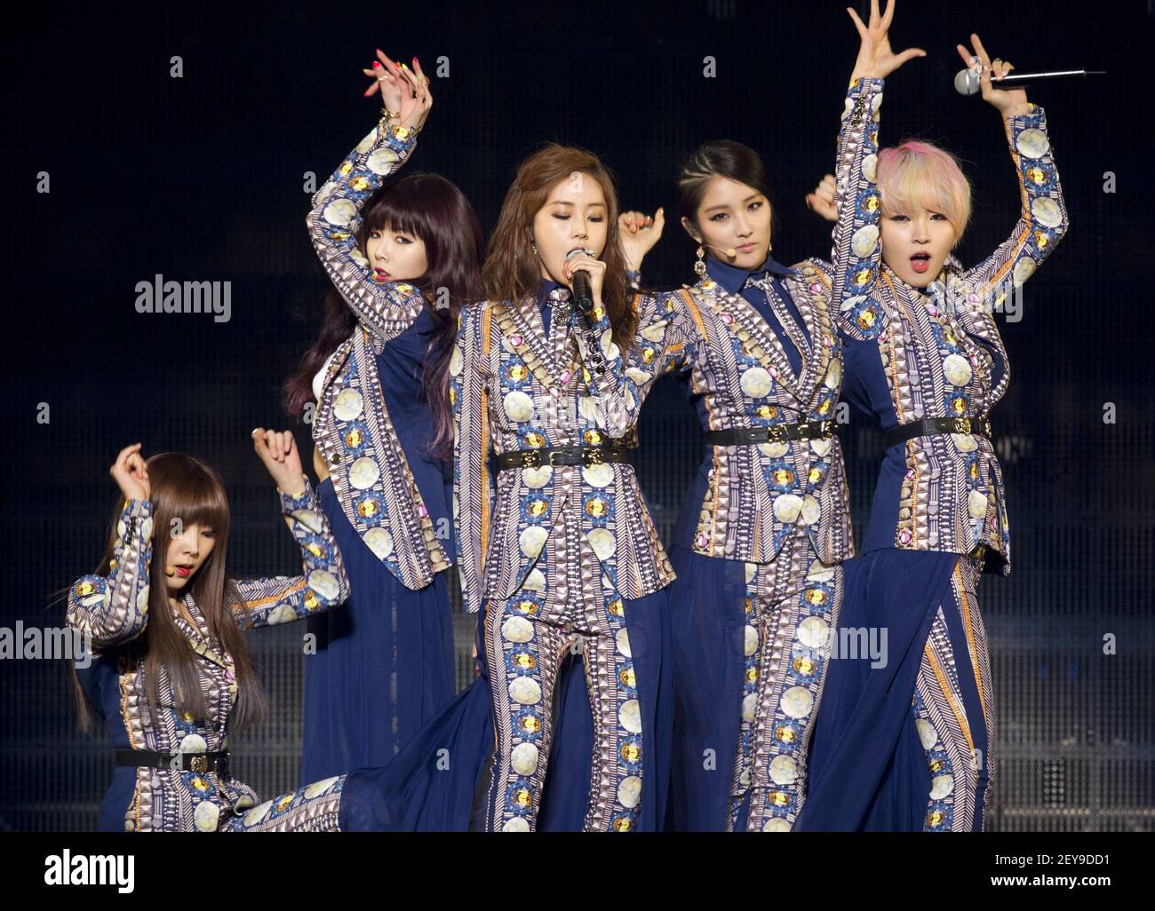 2 February 2013 - Seoul, South Korea - South Korean girl group 4Minute ...