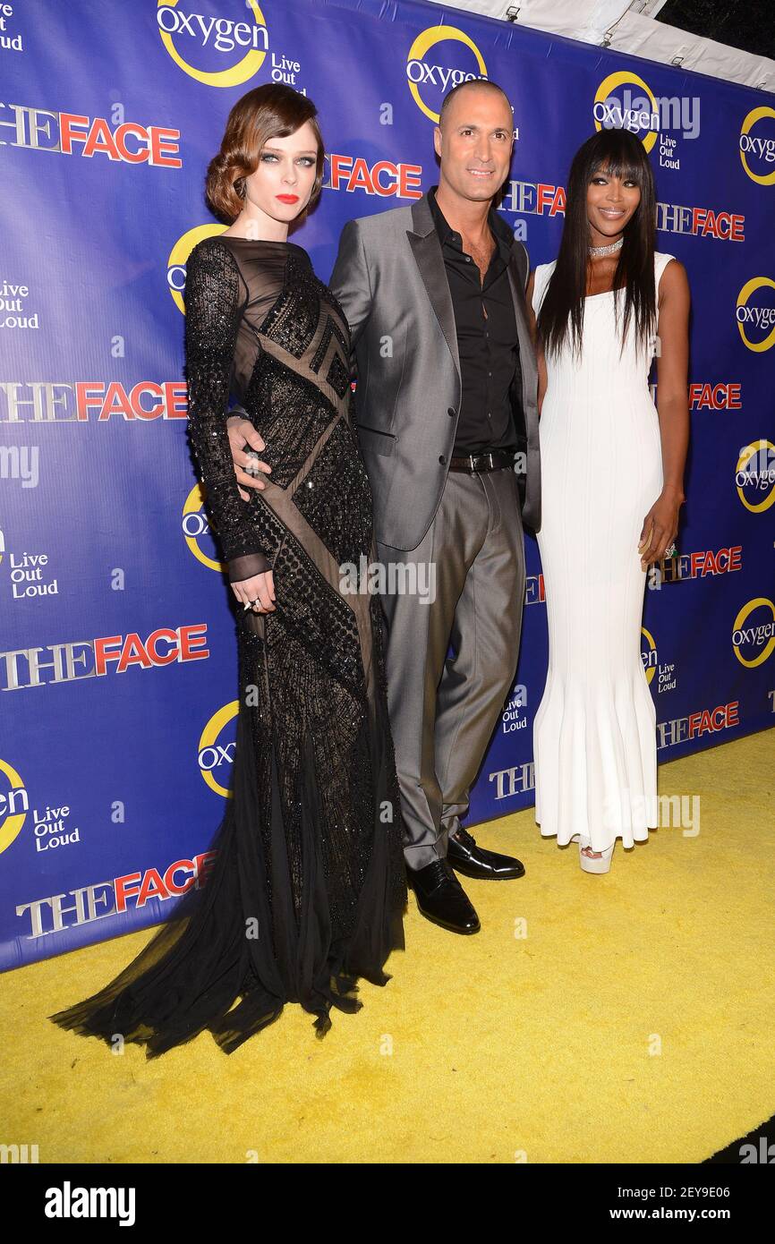 05 FEBRUARY 2013 - New York - (L-R) Model Coco Rocha, Nigel Barker and ...