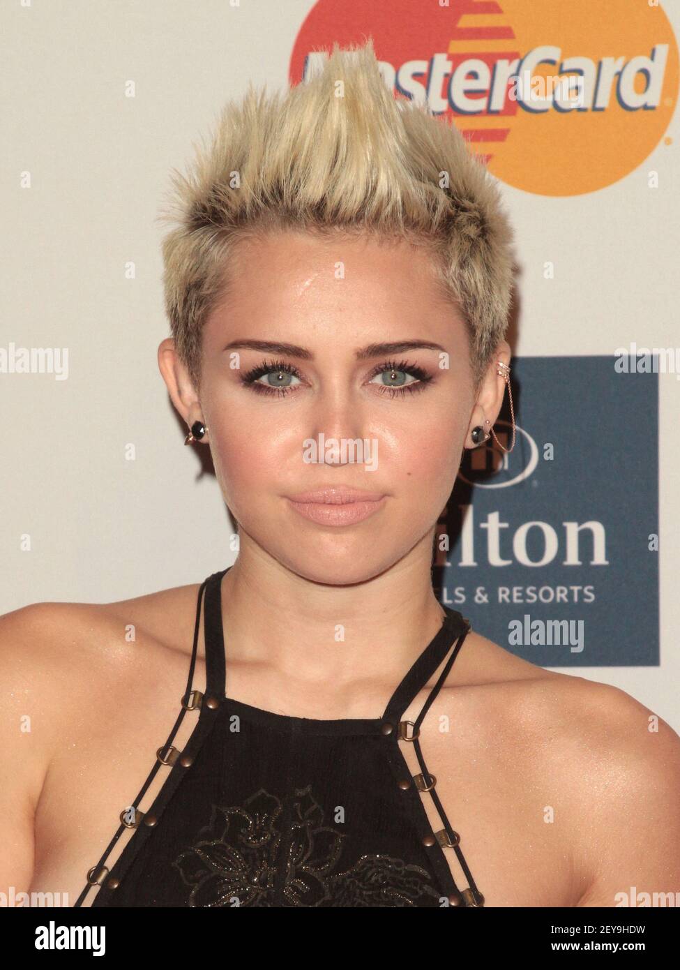 9 February 2013 - Los Angeles, CA - Miley Cyrus arrives at The Clive ...