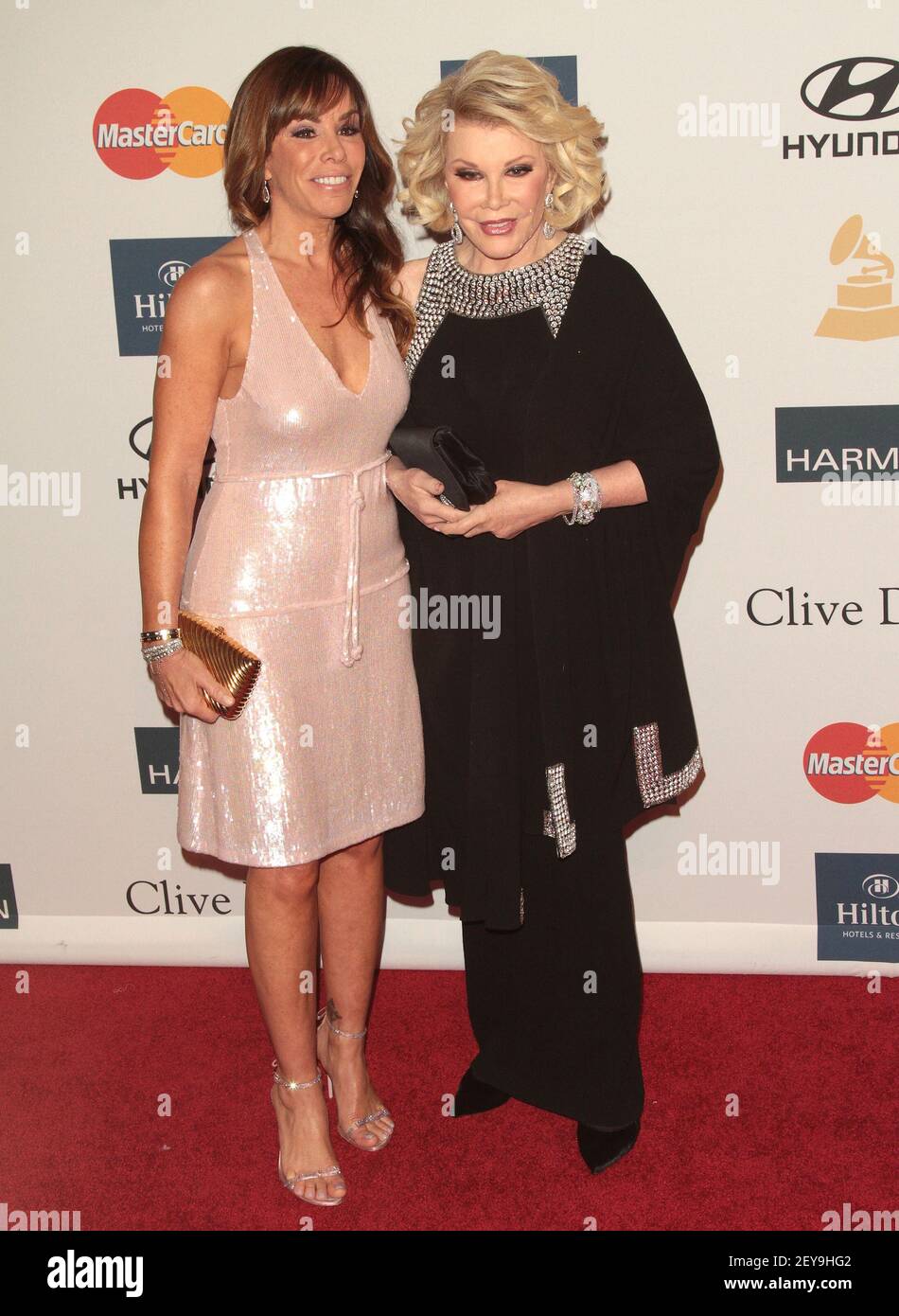 9 February 2013 - Los Angeles, CA - Melissa Rivers, Joan Rivers arrives ...