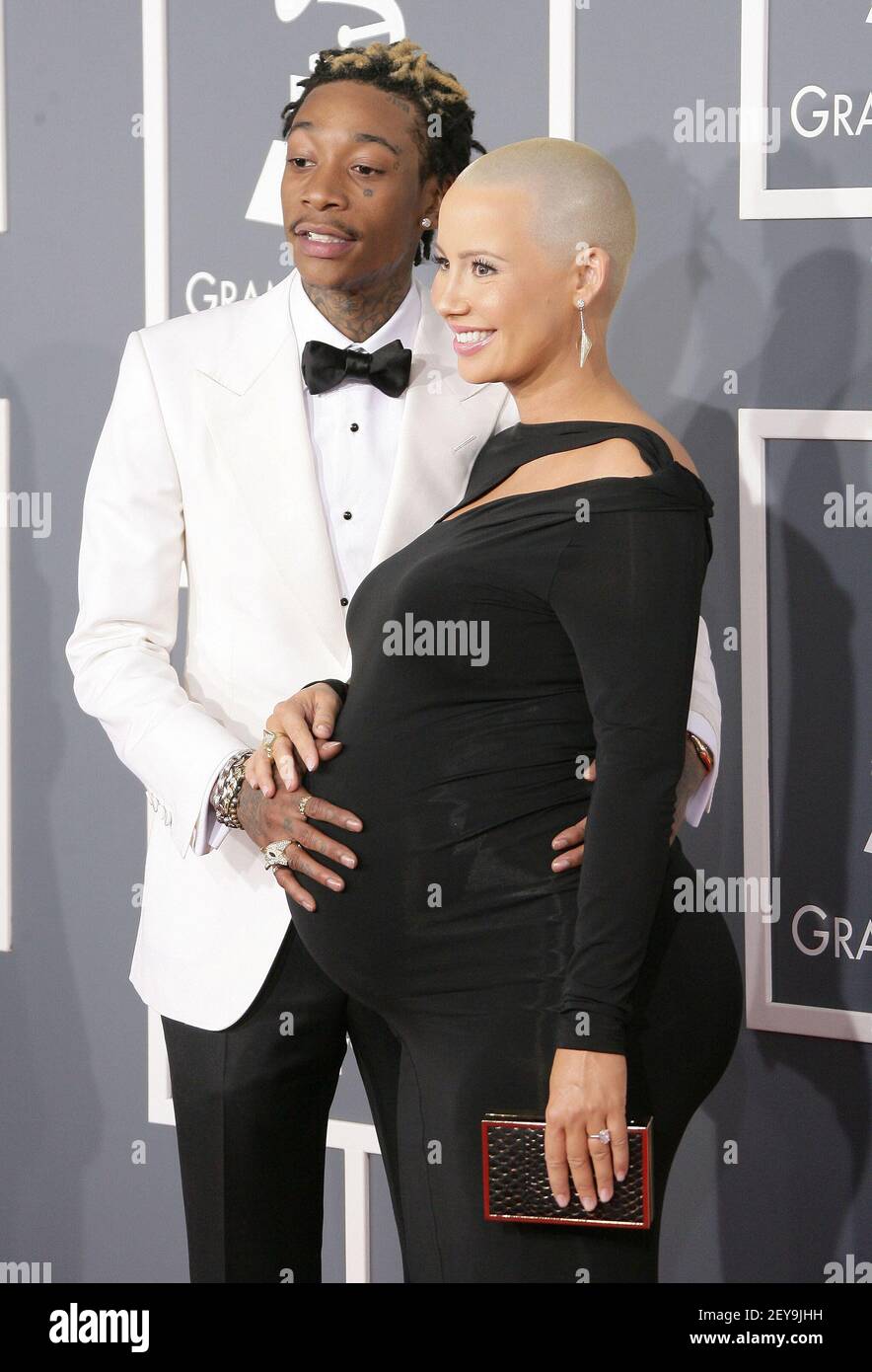 10 February 2013 - Los Angeles, California - Amber Rose, Wiz Khalifa ...