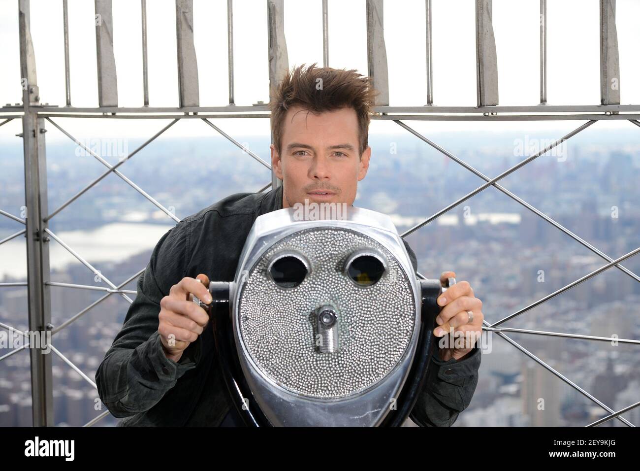 12 FEBRUARY 2013 - New York - Actor Josh Duhamel poses for pictures on ...