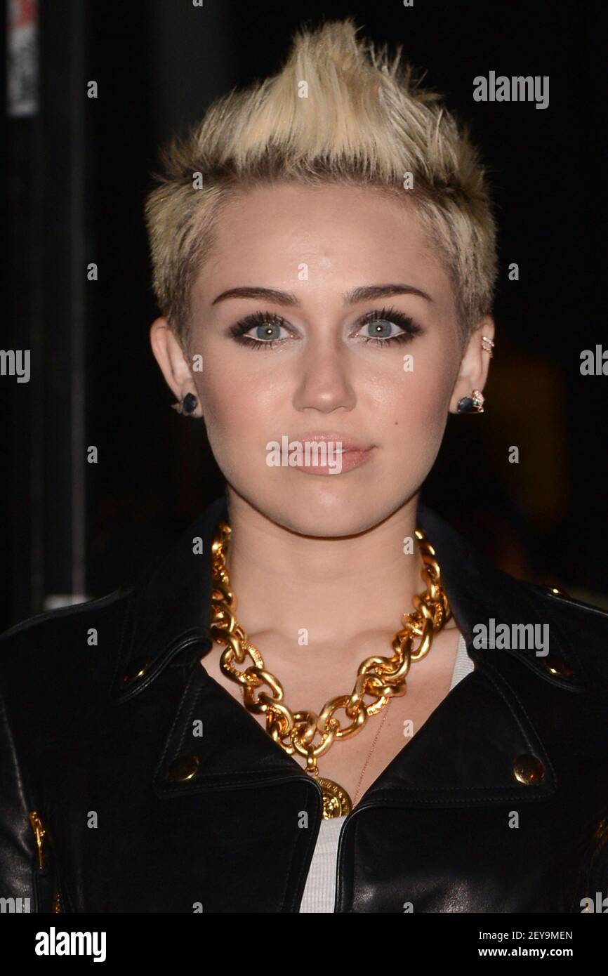 13 FEBRUARY 2013 - New York - Miley Cyrus attends the Cosmo Magazine ...