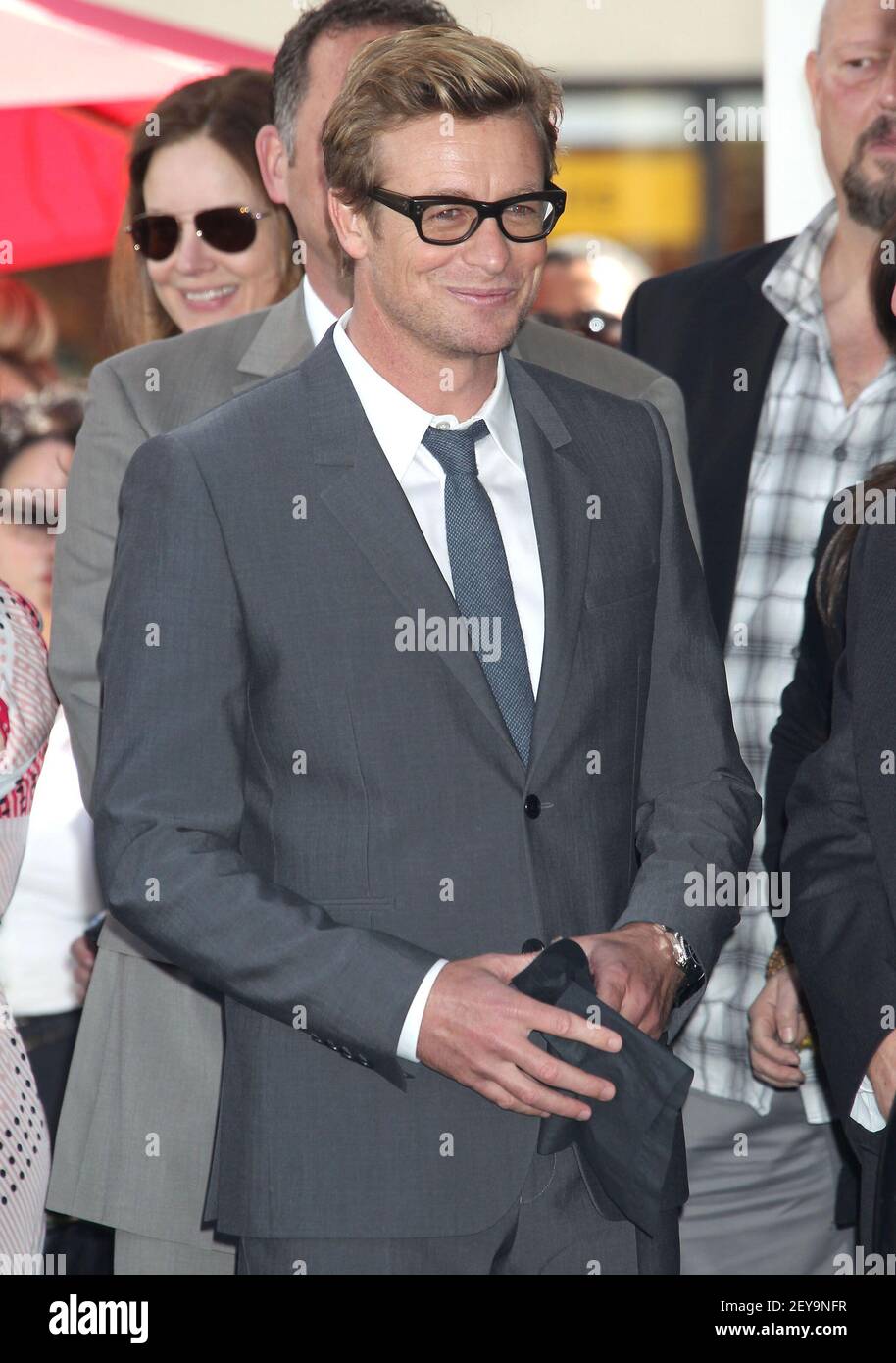 14 February 2013 - Hollywood, California - Simon Baker. Simon Baker ...