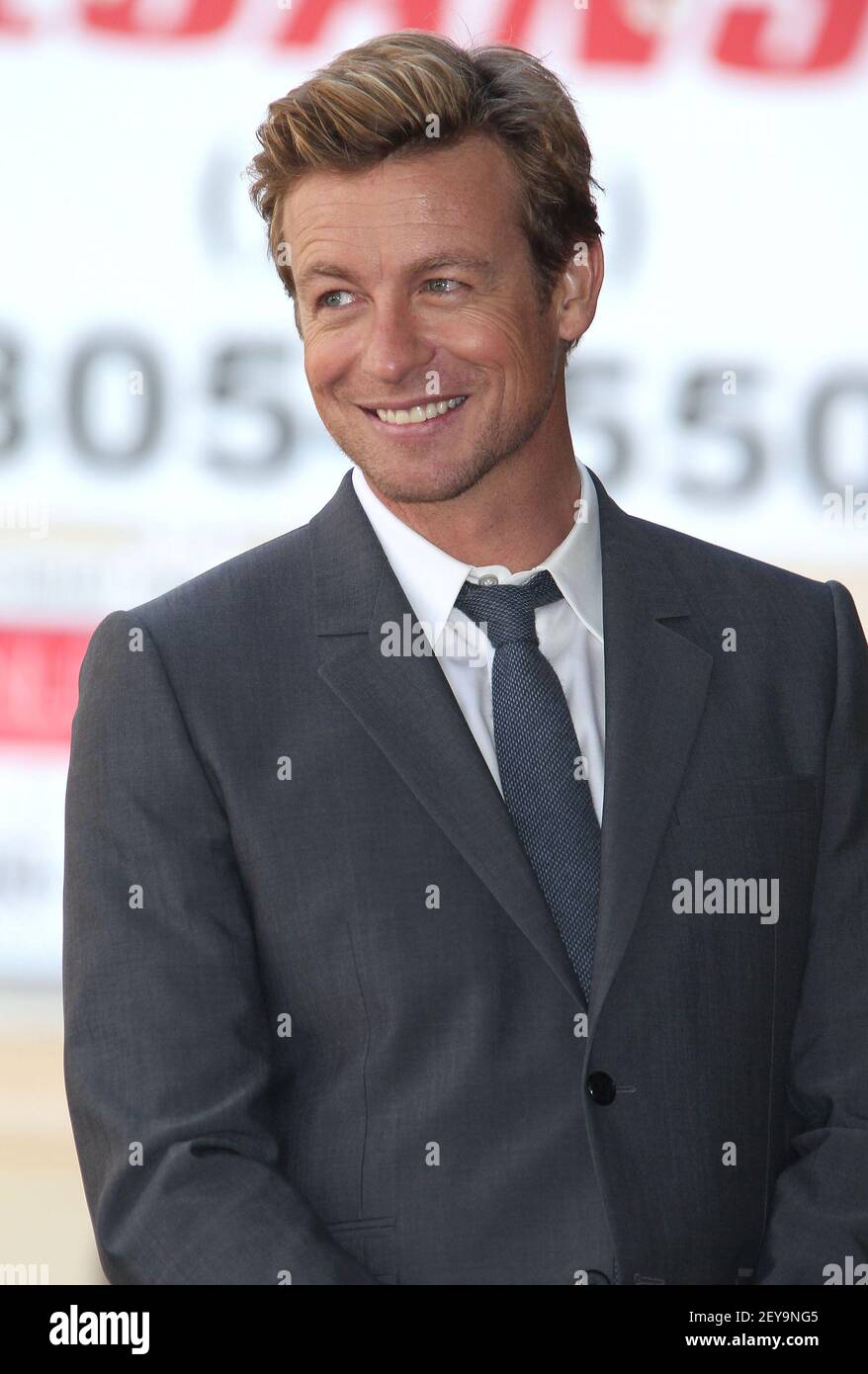 14 February 2013 - Hollywood, California - Simon Baker. Simon Baker ...