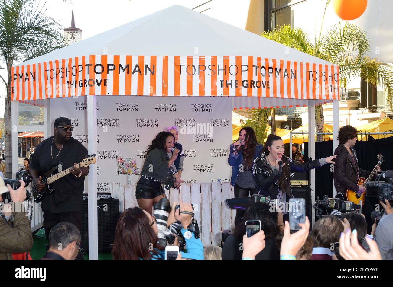 14 February 2013 - Los Angeles, California - Demi Lovato. Topshop ...