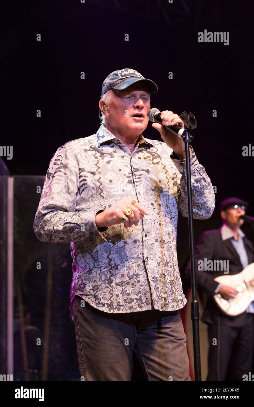 18 February 2013 - Miami, Florida - Mike Love performs during the Beach ...