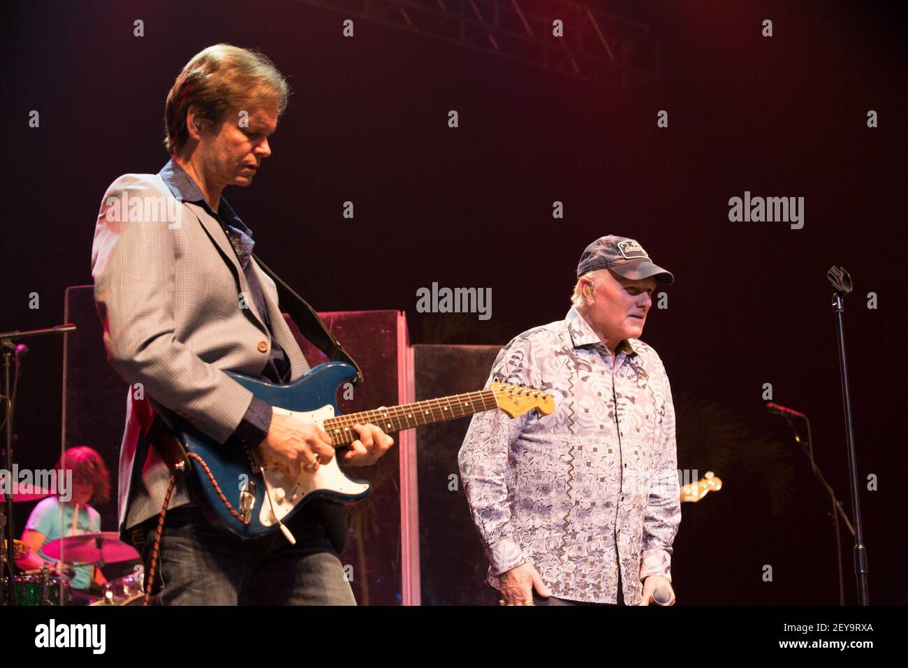 18 February 2013 - Miami, Florida - Scott Totten and Mike Love performs ...