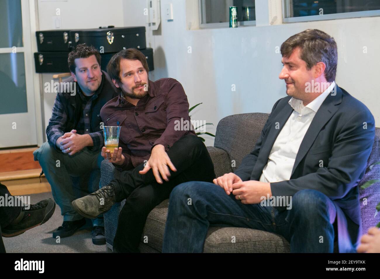?, Brian Aubert, Chris Kelly - 12 February 2013 - San Francisco, CA ...