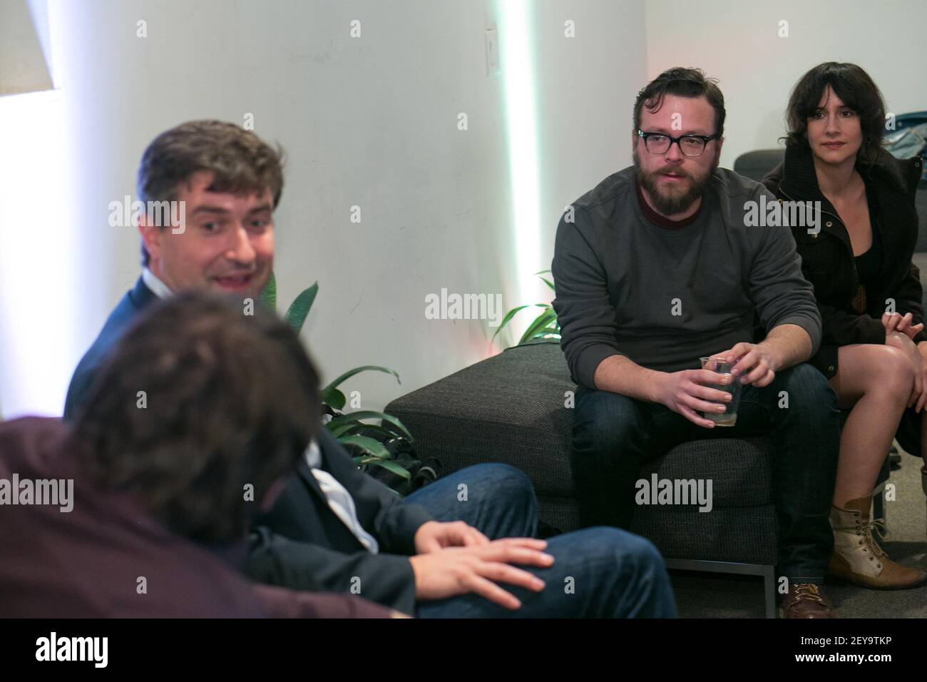 Chris Kelly, Joe Lester, Sarah Negahdari - 12 February 2013 - San ...