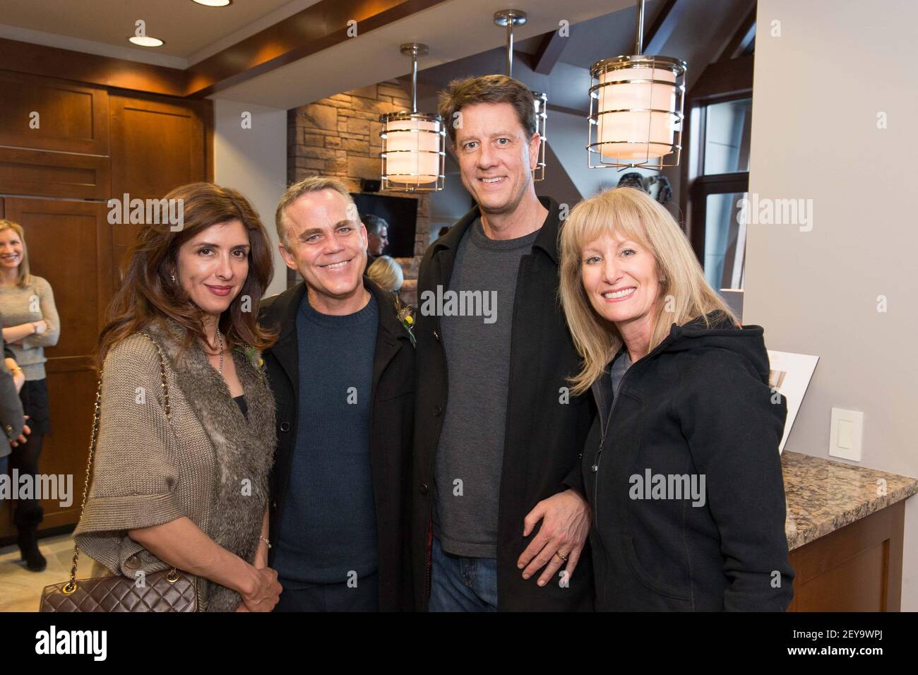 Martha Cramer, Stuart Cramer, Blake Riva, Julie Riva - 17 February 2013 ...