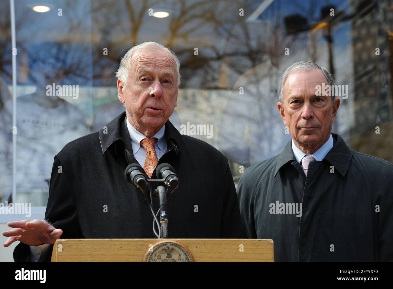 21 FEBRUARY 2013 - New York - Business magnate T. Boone Pickens and New ...