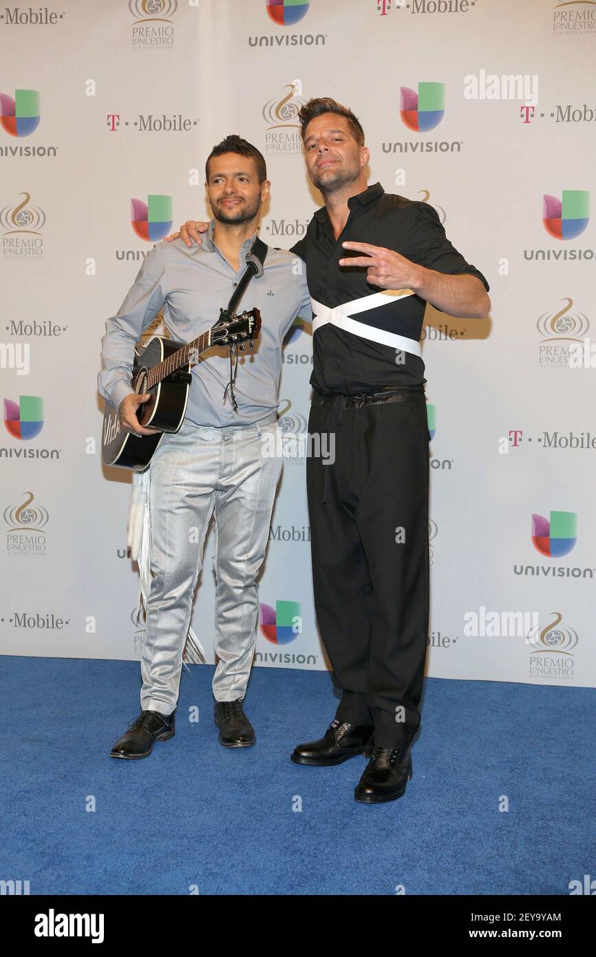 Feb 21, 2013 - Miami, FL - Robi Draco Rosa and Ricky Martin pose in the ...