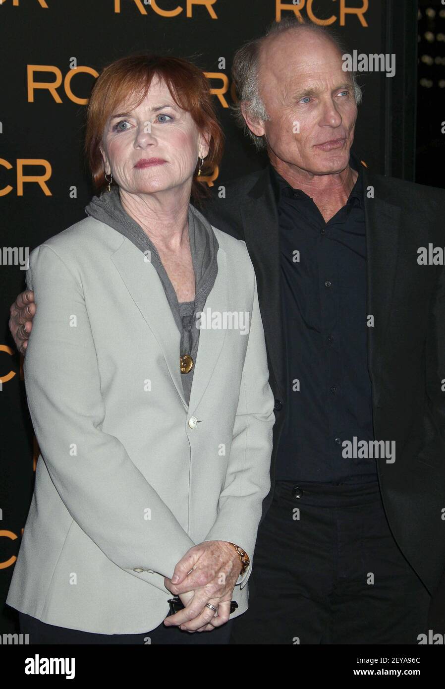 27 February 2013 - Hollywood, California - Ed Harris, Amy Madigen ...